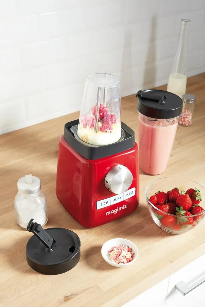 Magimix | ELM 11637 mixér Power Blender Premium výbava | červený