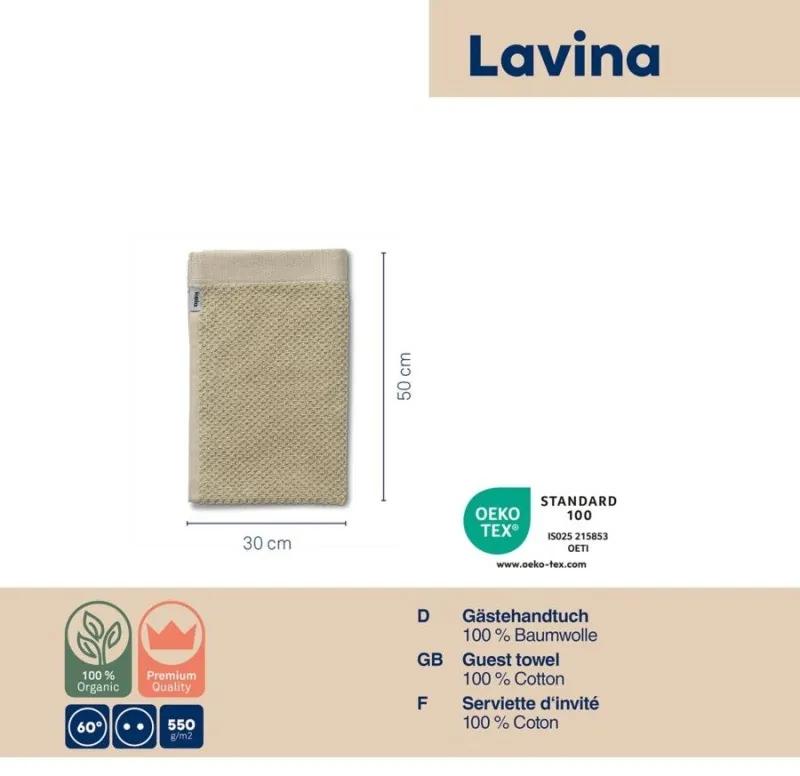Ručník pro hosty LAVINIA 100% bavlna béžová 15,0x21,0cm