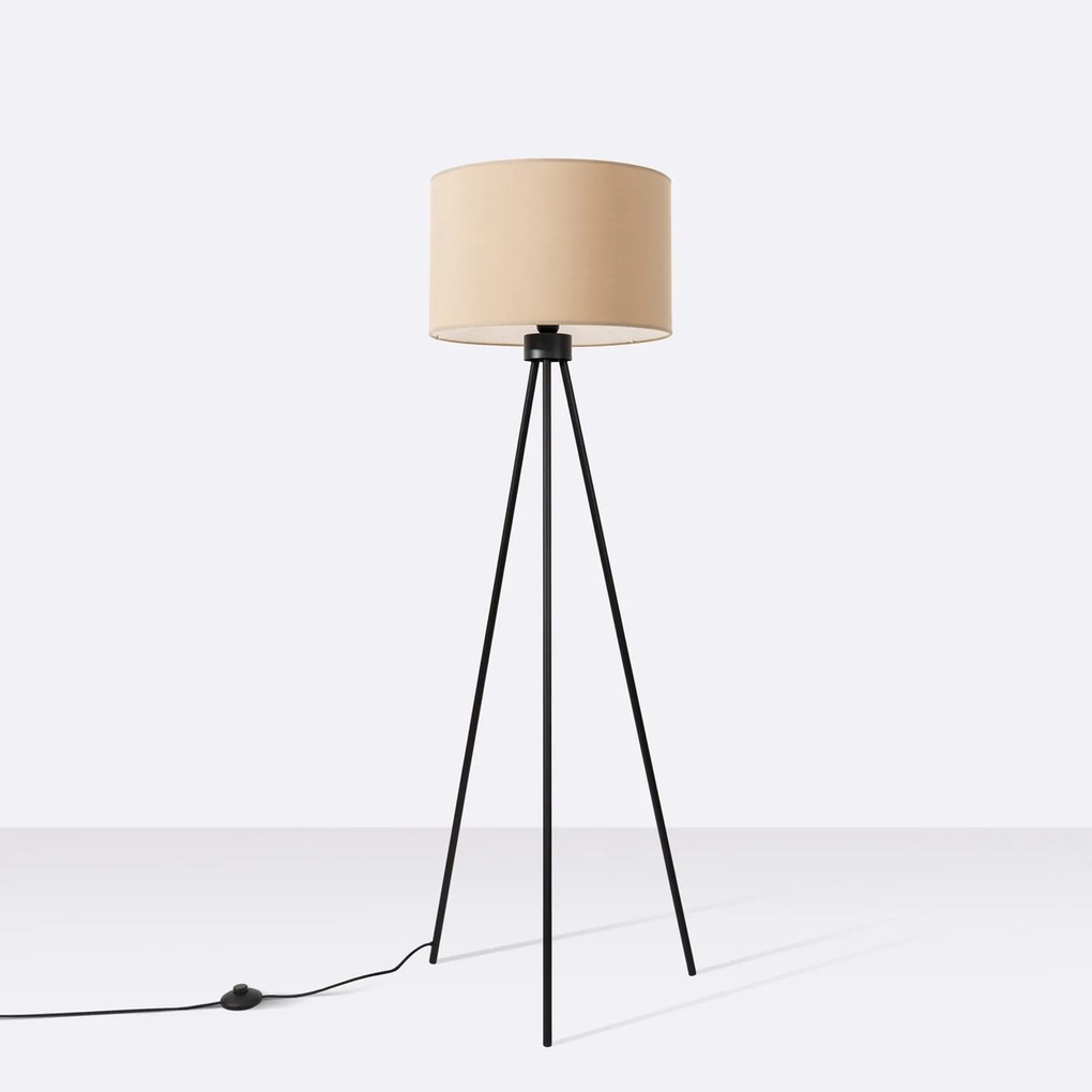Sollux Lighting Stojací lampa NEVIA béžová