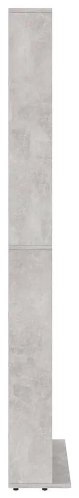 vidaXL CD skříňka 102 x 16 x 177,5 cm kompozitní dřevo [801782] Barva: Betonová šedá
