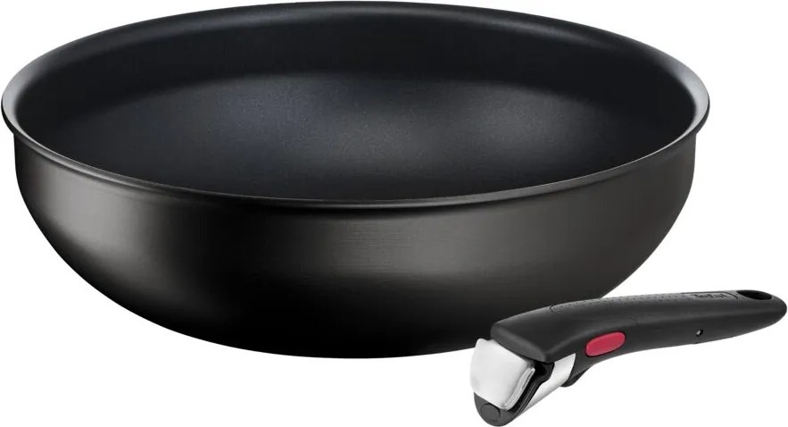 Tefal 2dílná sada pánev wok 26cm 1 odnímatelná rukojeť Ingenio Eco Resist