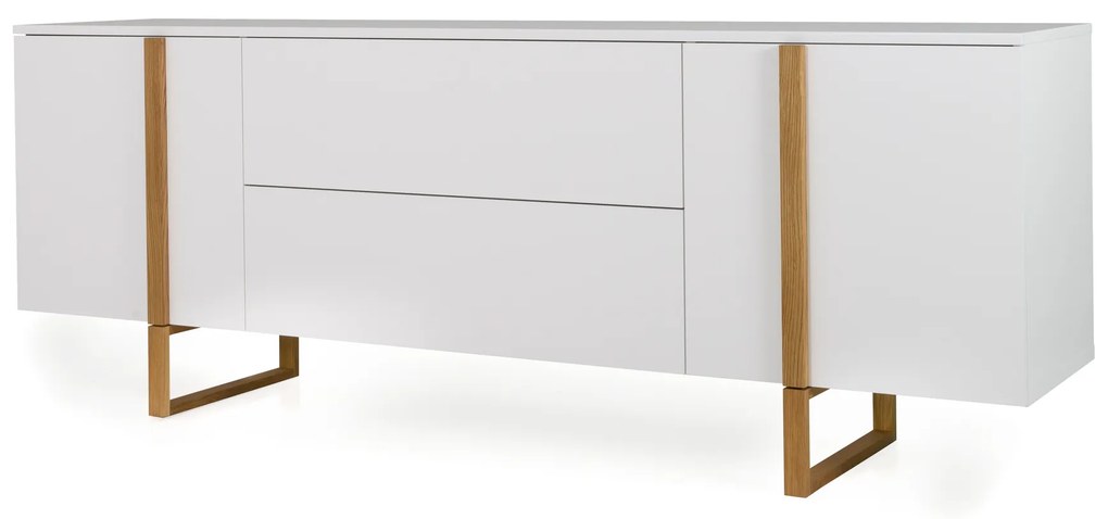 TENZO Komoda BIRKA bílá 78x216cm 9002806454