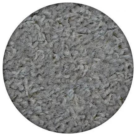 Kulatý koberec ETON stříbrný šedý Rozměr: průměr 133 cm
