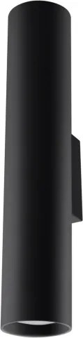 Nástěnné svítidlo SOLLUX Lagos 2 GU10 2x40W bez zdroje SL.0330 černá