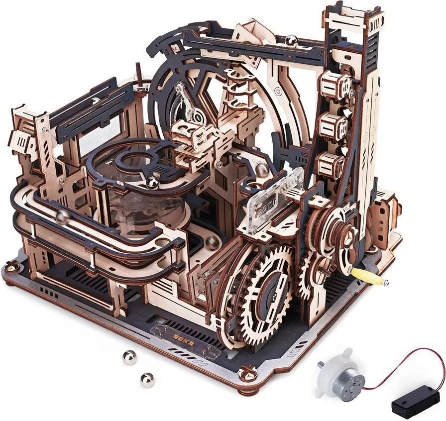 Robotime rokr 3d dřevěné puzzle kosmodrom 472 dílků