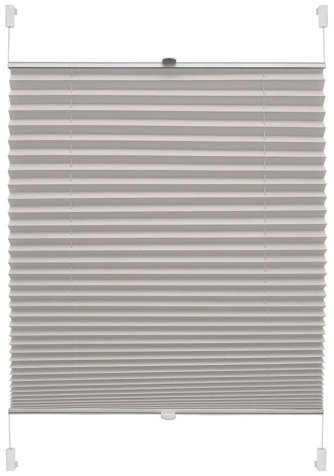 Šedá roleta 57x150 cm Plisé Verona – Gardinia