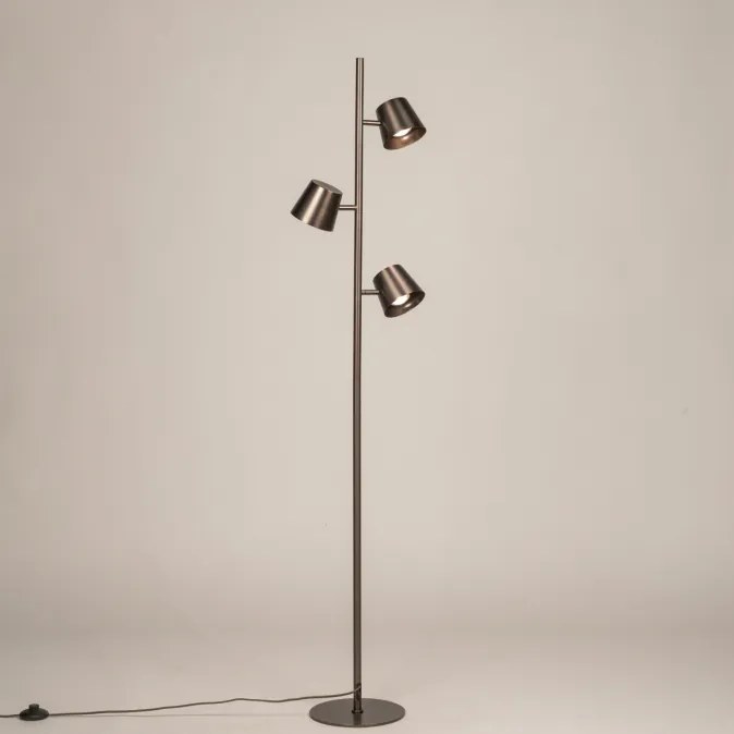 Stojací lampa Snap Fosca Coffe Brown Trio