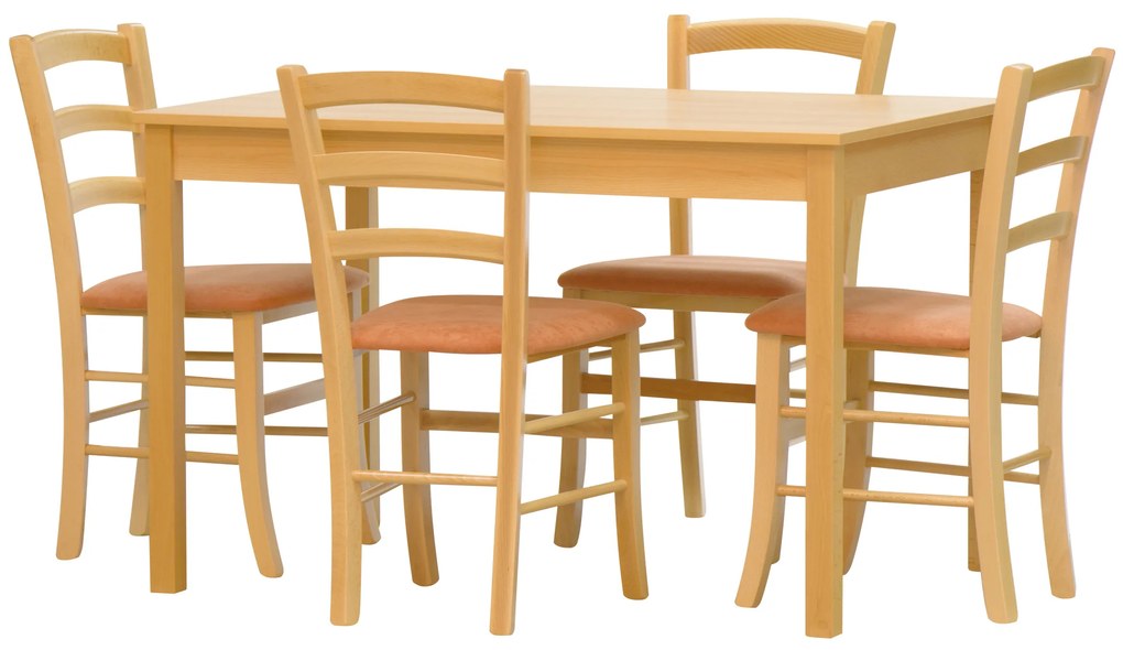 Stima Židle PAYSANE s čalouněným sedákem Odstín: Třešeň, Látky: LUX terracotta 10
