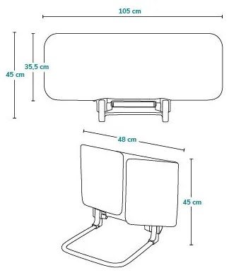 Lionelo - Bezpečnostní zábrana k posteli LORA šedá