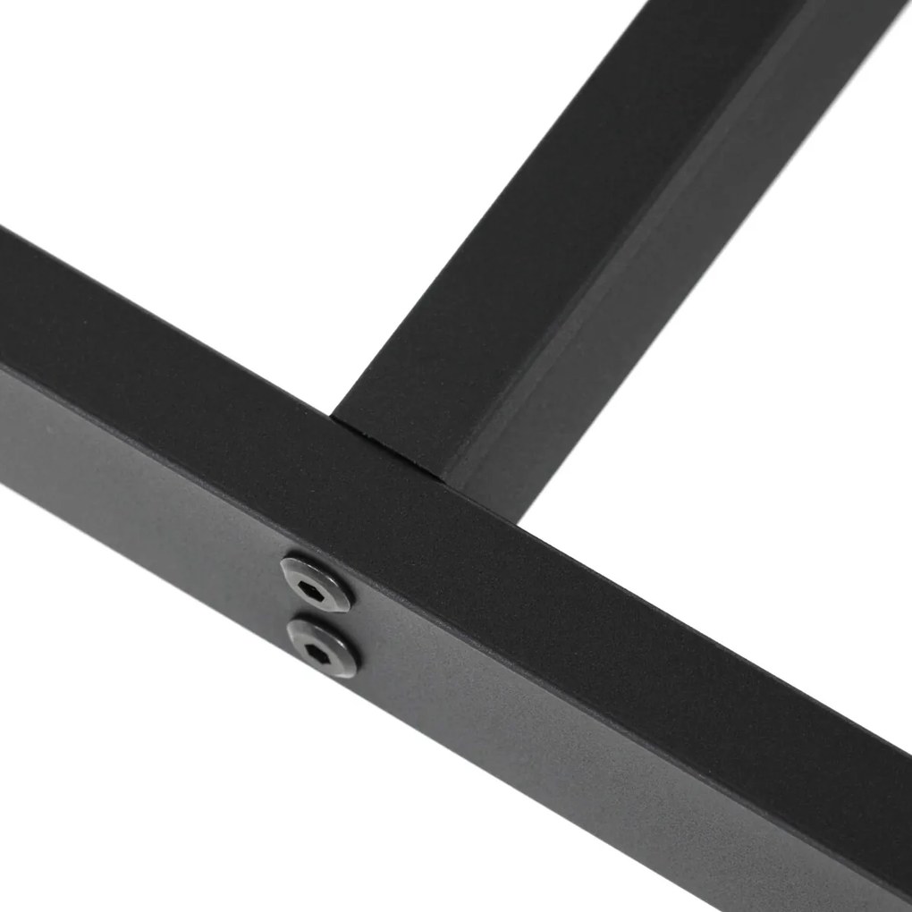 Jídelní set s 2 lavicemi, 110x60x75cm, mdf, dub, AUT-G1175 OAK