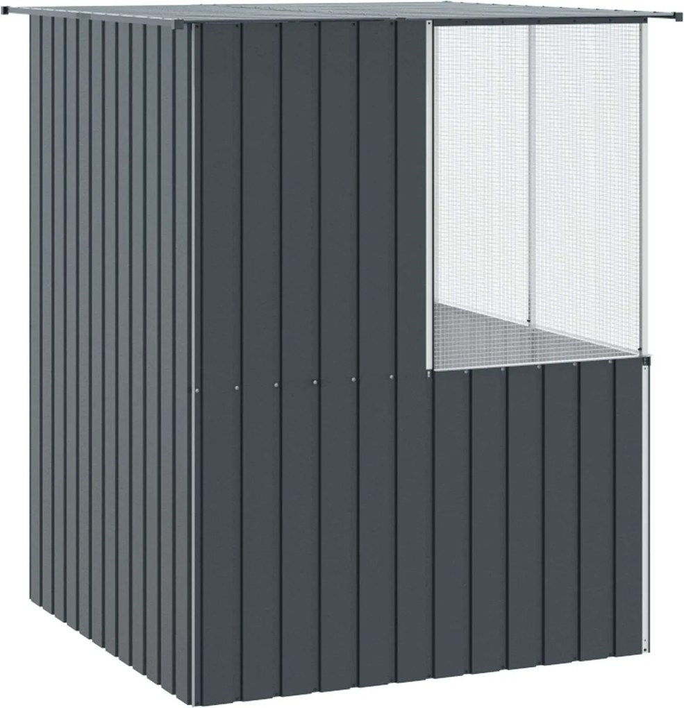 Ptačí klec Antracit 165 x 165 x 200 cm Pozinkovaná ocel 3325168