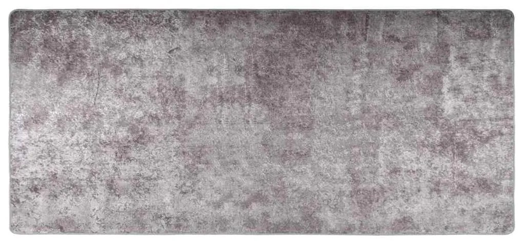 Koberec pratelný 80 x 300 cm šedý 337959