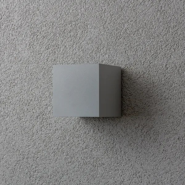 Brilagi - LED Venkovní nástěnné svítidlo CUBE LED/6W/230V šedá IP54