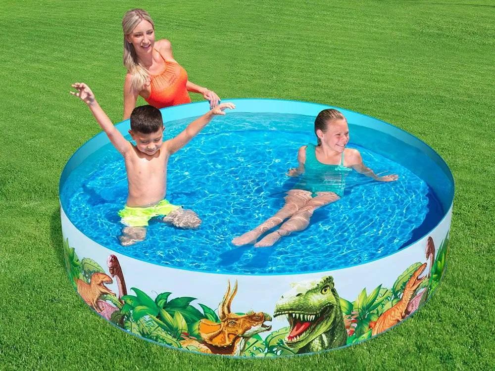 Zahradní bazén brouzdaliště Dino 183x38cm 55022