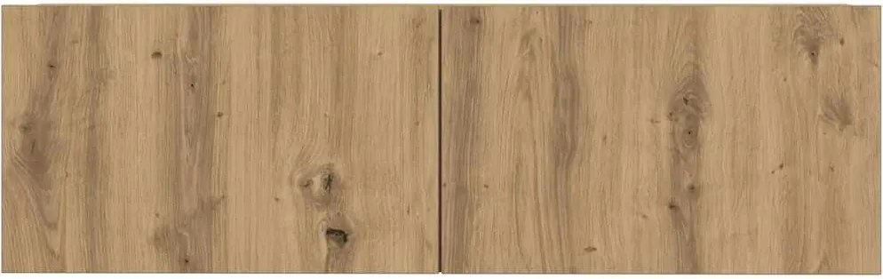 Sada 5 kusů nástěnné TV skříňka dub artisan kompozitní dřevo 3329202