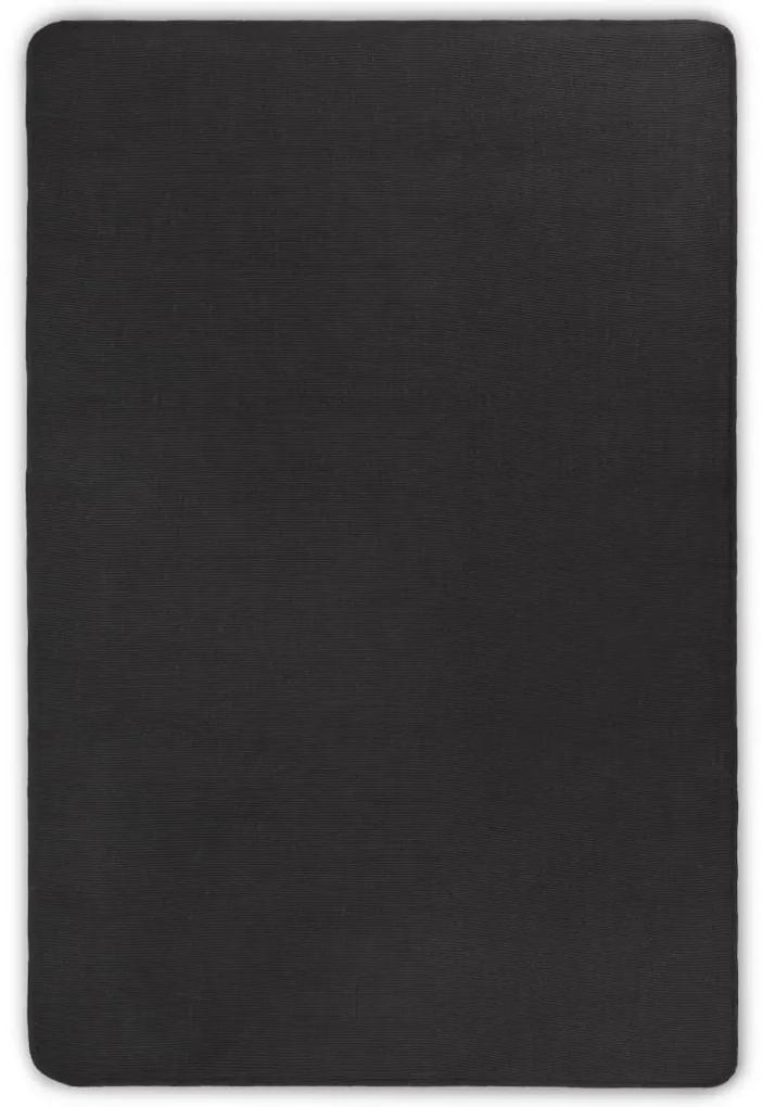 245309 vidaXL Kusový koberec z juty s latexovým podkladem 190 x 240 cm šedý
