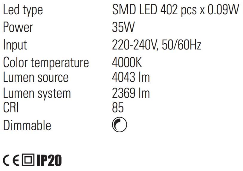 Redo Stojací LED lampa Nubo, 4000K Barva: Černá