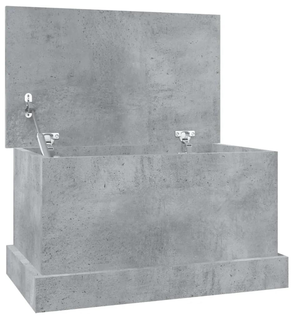 Úložný regál betonově šedý 50 x 30 x 28 cm kompozitní dřevo - Default Title