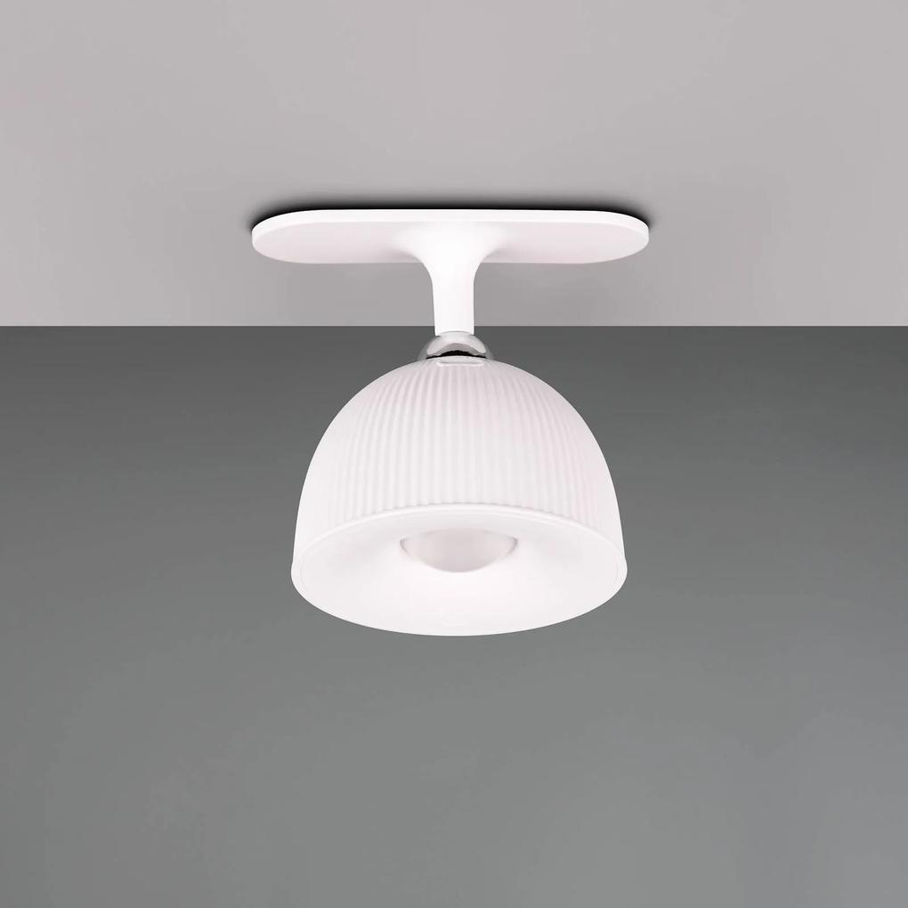 Nabíjecí stolní lampa Maxima LED, bílá, výška 41 cm, plastová
