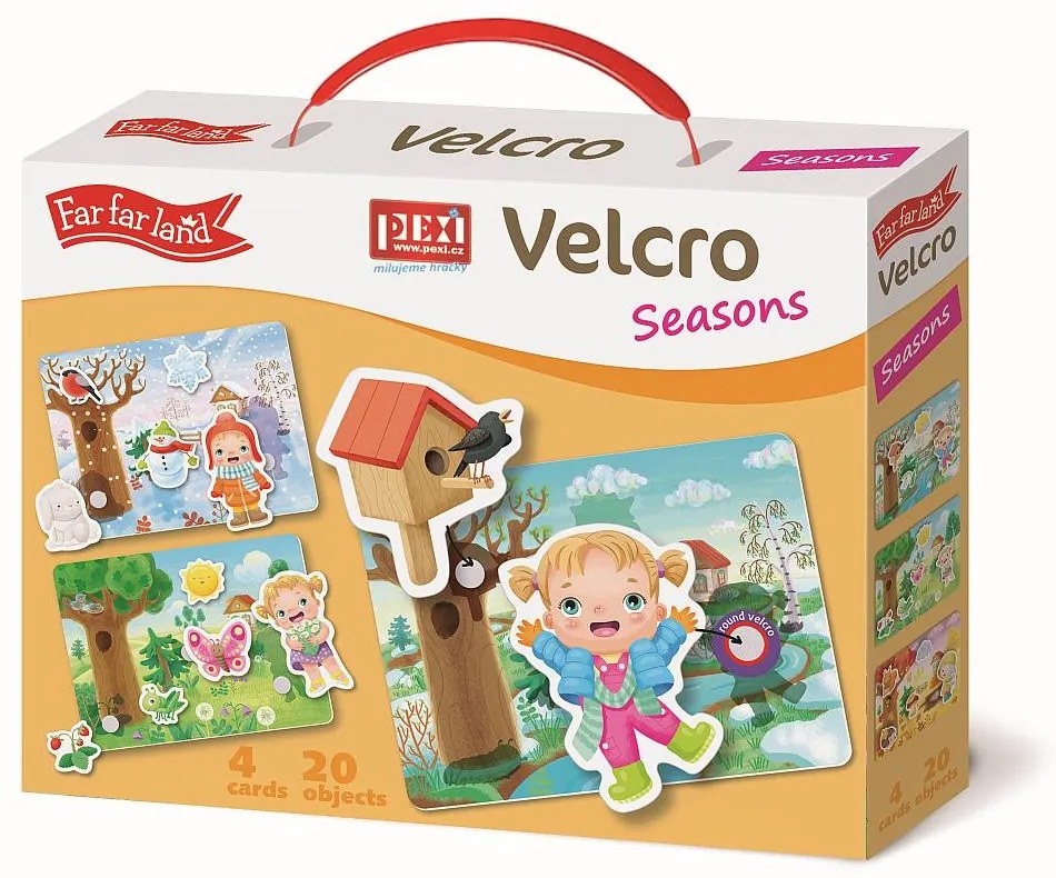 Pexi Velcro skládačky - Roční období