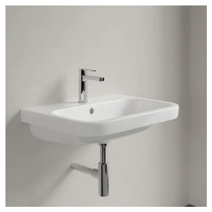 Villeroy & Boch ARCHITECTURA - Umyvadlo 650x470x180 mm, s přepadem, neleštěné, Bílá Alpin CeramicPlus 418865R1