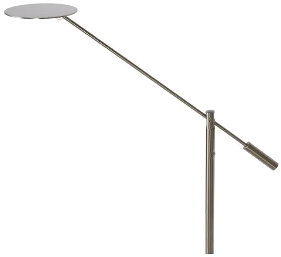 Lucide 19766/09/12 - LED Stmívatelná stojací lampa ANSELMO LED/9W/230V chrom