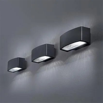 ILUX 092355 Venkovní nástěnné svítidlo Ideal Lux Andromeda AP2 antracite 092355 antracitové 45cm - IDEALLUX