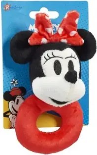 Rainbow Plyšové chrastítko myška Minnie / 0+