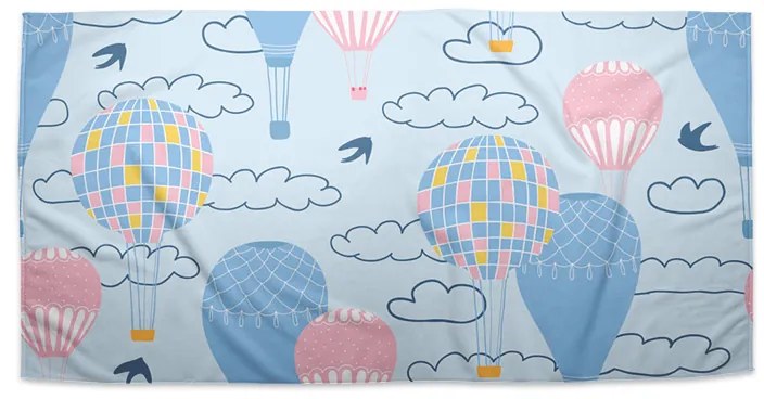 Ručník SABLIO - Horkovzdušné barevné balóny 50x100 cm