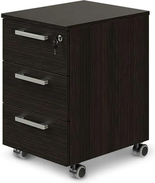 Mobilní kontejner TopOffice 40,8 x 50,4 cm, wenge