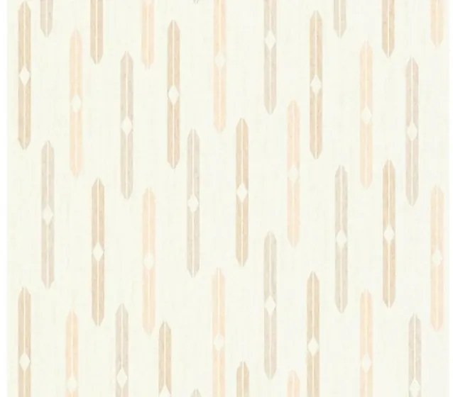 A.S. Création | 35119-1 tapety na zeď Björn | 0,53 x 10,05 m | bílá, oranžová, hnědá