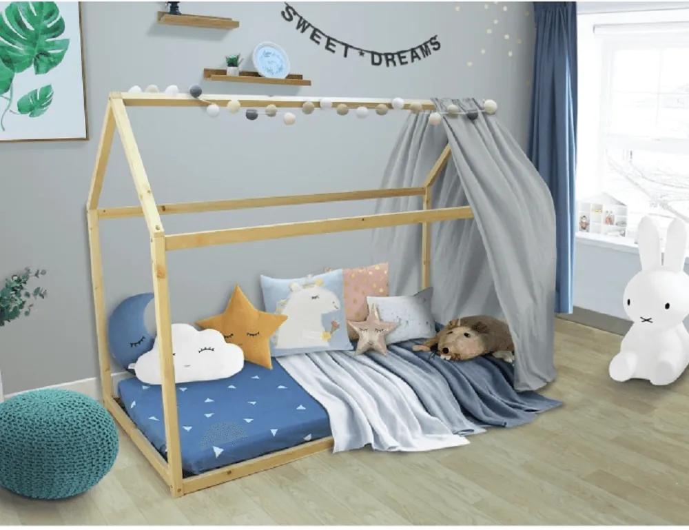 Tempo Kondela, s.r.o. Montessori postel, borovicové dřevo, přírodní, VELENA
