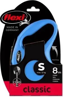 Flexi Classic S lanko 8m modré / Vodítko