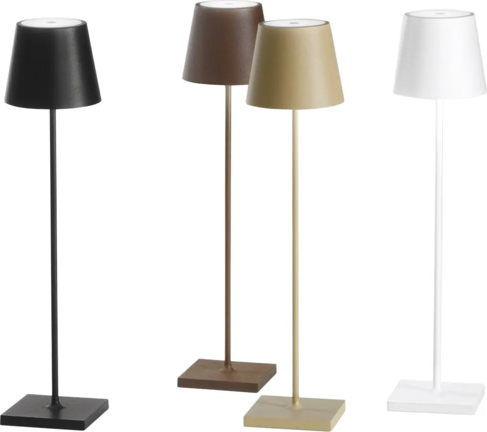 FAN LED-DRINK-S-BRO Nabíjecí venkovní svítidlo DRINK‑S korten, LED 1,5 W, 165 lm, integrovaná baterie 1900 mAh - FANEUROPE