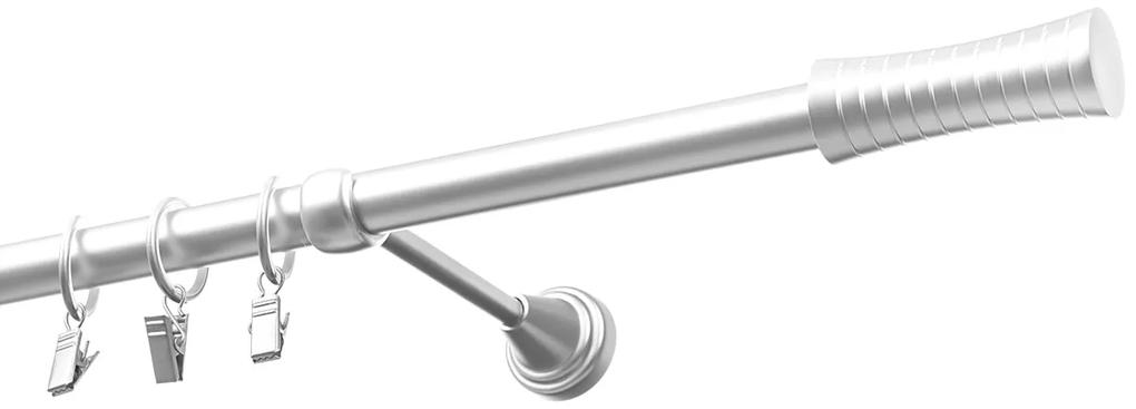 Garnýže kovová 19mm jednotyčová stříbrná Válec délka: 3,0m