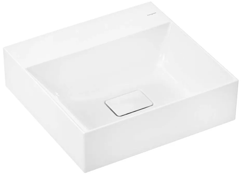 Hansgrohe Xevolos E - Umývátko 50x48 cm, bez přepadu, bez otvoru pro baterii, SmartClean, bílá 61091450