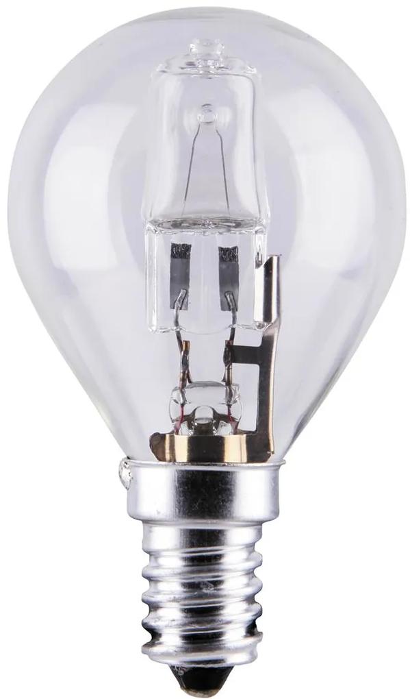 Eco-halogenová žárovka, E14, G45, 42W, teplá bílá Rabalux ECHAE14 001795