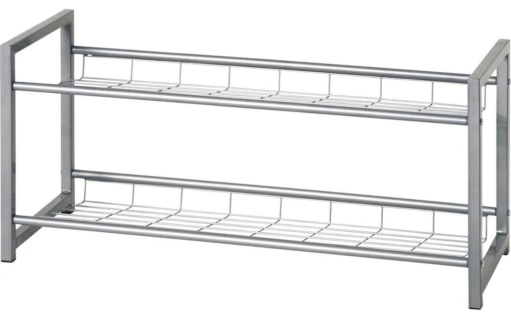 XXXLutz REGÁL NA BOTY, barvy hliníku, 80/38/30 cm Carryhome - Regály na boty - 001931049301