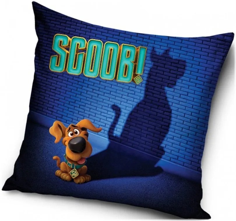 Polštář SCOOB! - motiv Scrappy-Doo - 40 x 40 cm