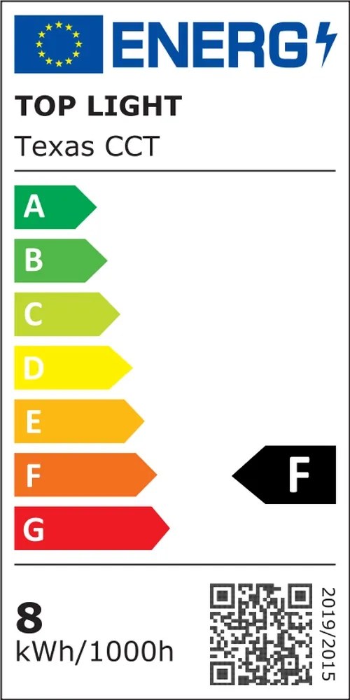 TOP LIGHT Světlo nástěnné Texas CCT, Stříbrná-Chrom