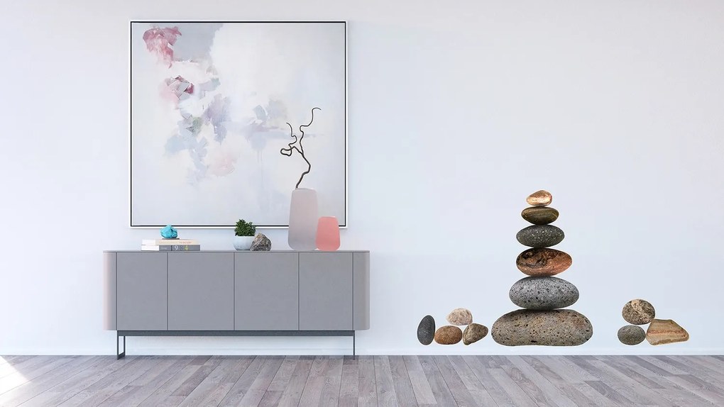 Samolepka na zeď Kameny | 65 x 85 cm | DF1036