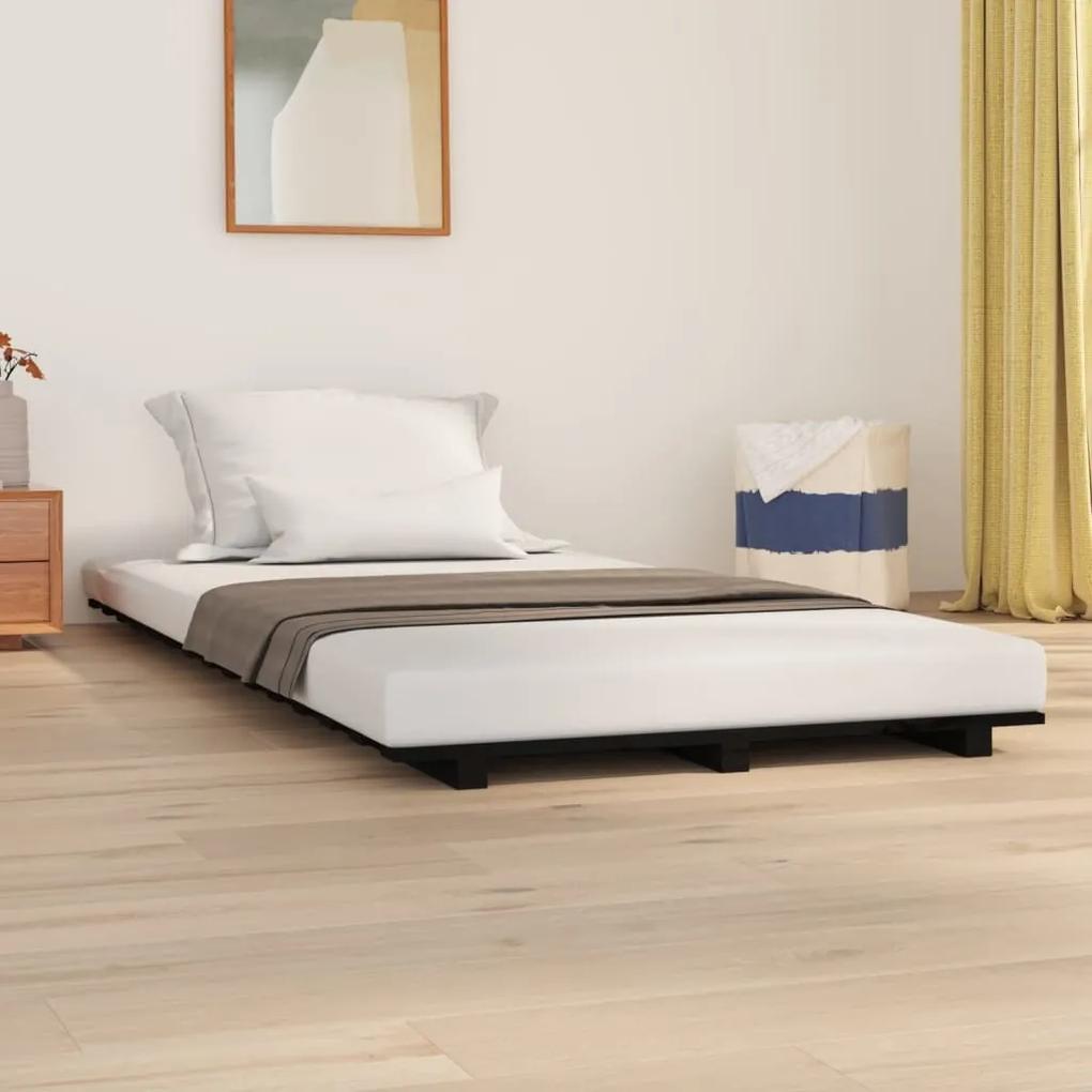 vidaXL Rám postele 100 x 200 cm masivní borovice [824556] Barva: Bílá