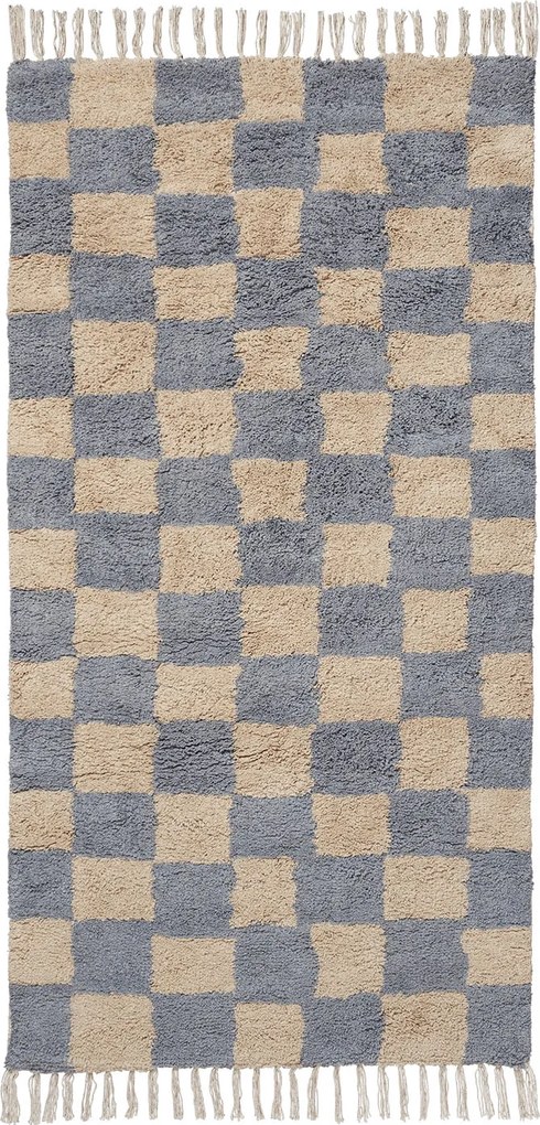 Výprodej Ferm Living designové koberce Mara Washable - modrá