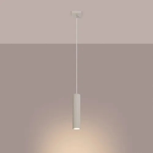 Závěsné svítidlo SOLLUX KARBON 1 krémová GU10 1x10W bez žárovky SL.1592