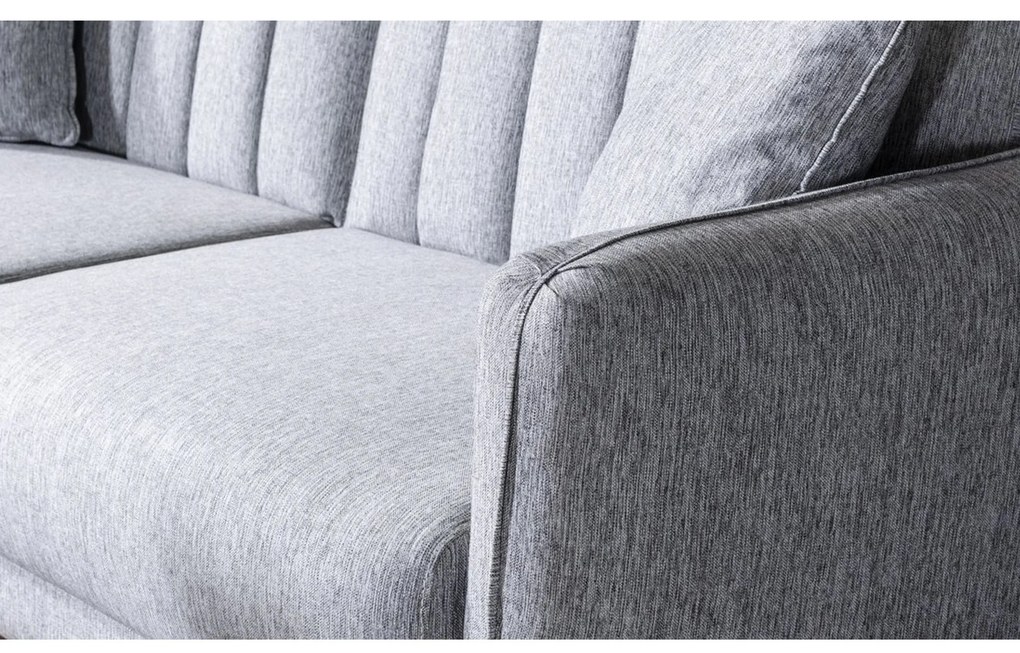 Atelier del sofa Rozkládací pohovka AQUA šedá 202 cm 867UNQ1313