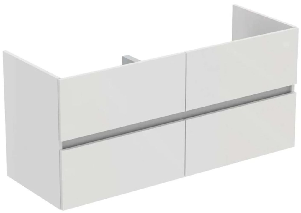 Ideal Standard Eurovit+ - Umyvadlová skříňka, 55x120x44 cm, 4 zásuvky, lesklá bílá R0267WG