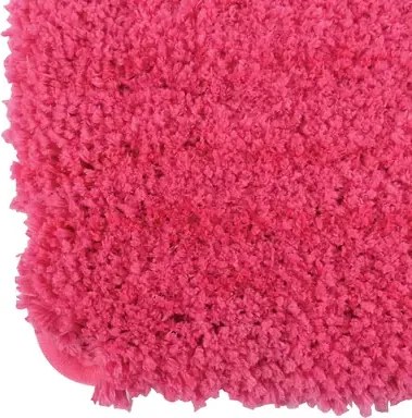 MSV MICROFIBER růžová / Koupelnová předložka / 50 x 70 cm / polyester