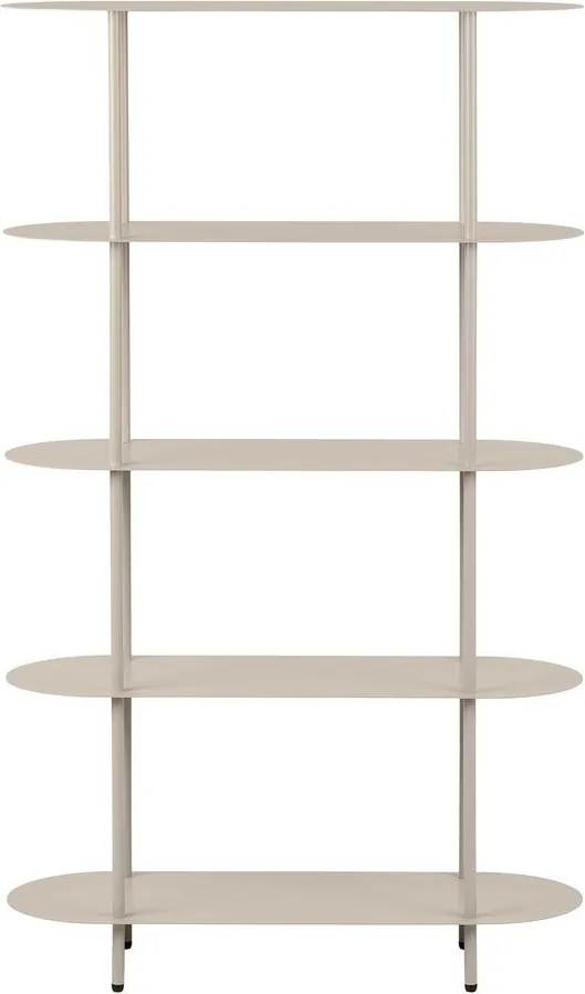 Béžový kovový regál 90x150x31 cm Rieti – House Nordic