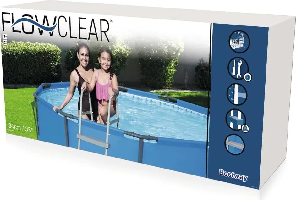 Bestway 2stupňové bazénové schůdky Flowclear 84 cm 58430 [3202435]