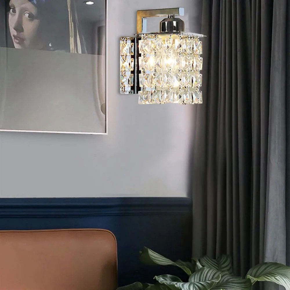 Toolight, křišťálové nástěnné svítidlo 1xE27 392180, OSW-08712